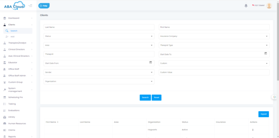 Web Portal | My ABA Cloud